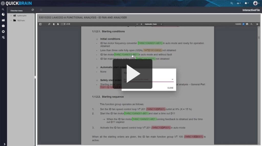 VIDEOS of QUICKBRAIN : 3D Interactive CMMS